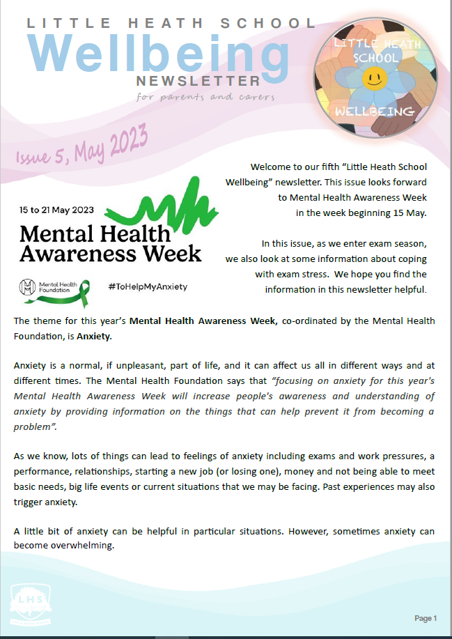 Little Heath School - Student Wellbeing