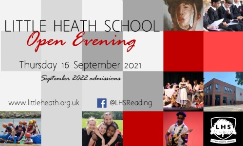 Little Heath School - VIRTUAL Open Evening September 2021
