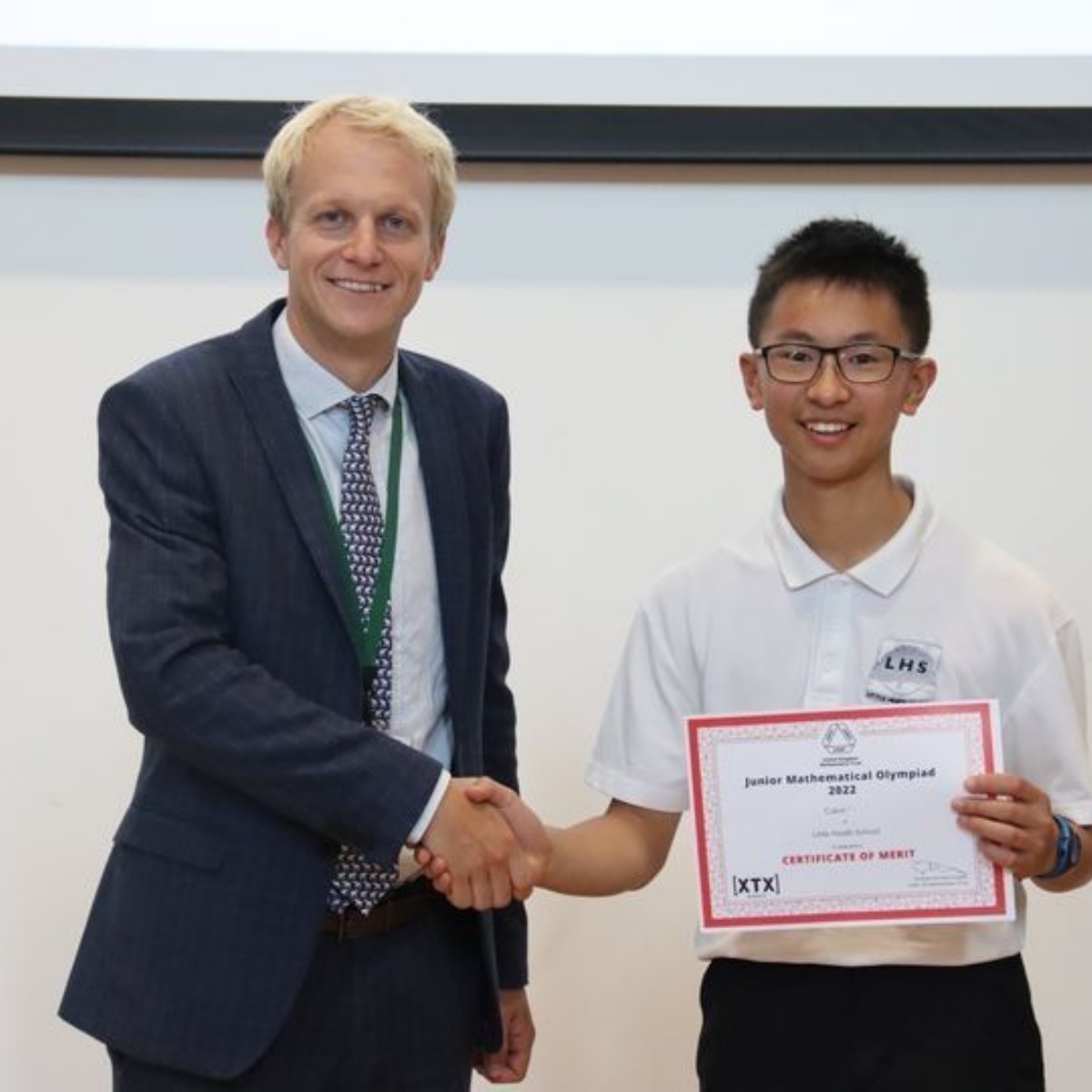 Little Heath School - Calvin achieves Maths success in Junior ...
